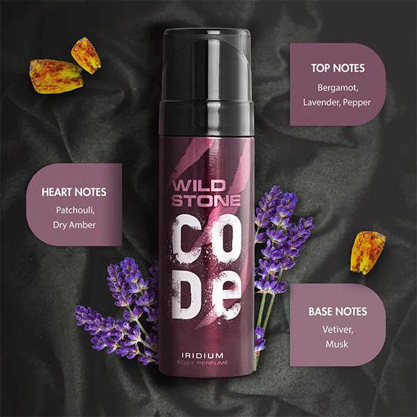 Wild Stone CODE Iridium Body Perfume - 120ml
